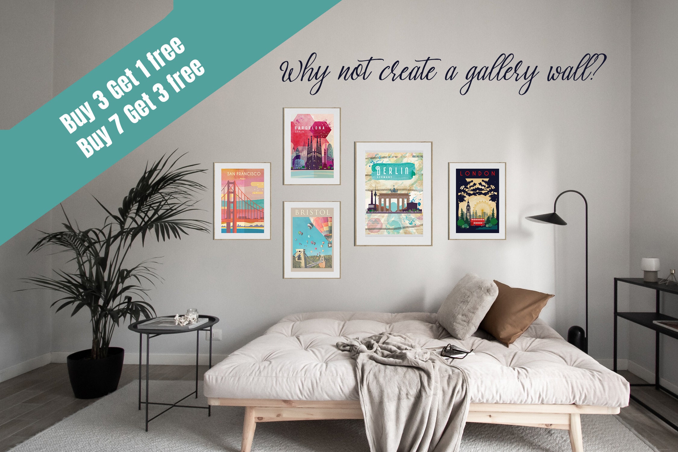 Digital Download Wall Art Travel Posters - Etsy