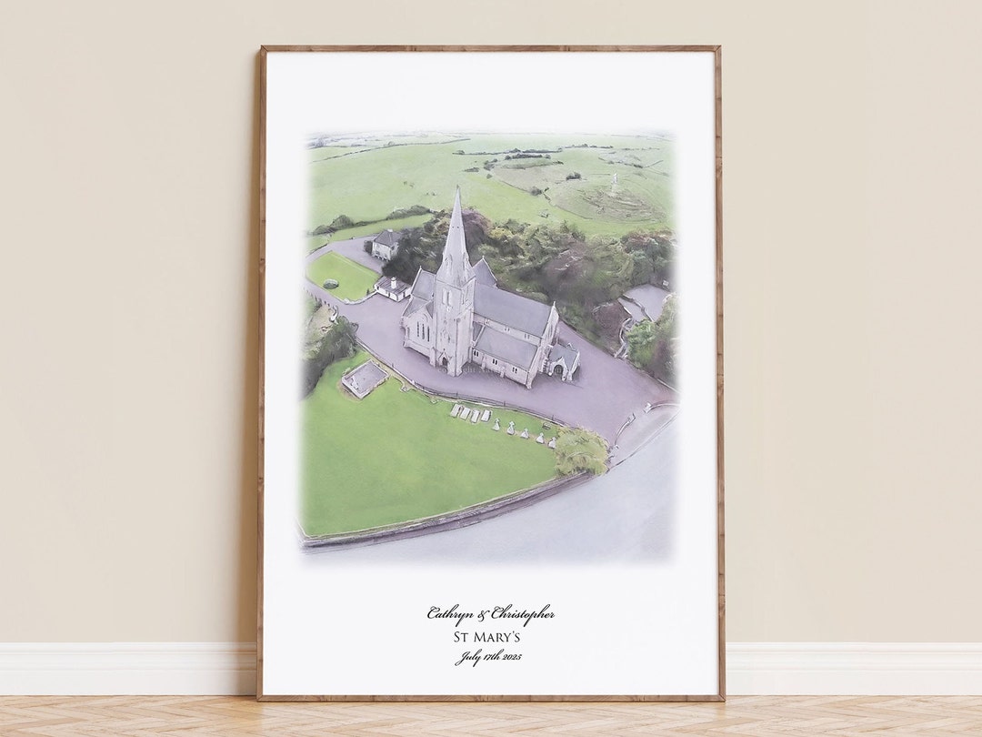 St Mary's Church Granard, Ireland Wedding Venue Portrait - Fine Art ...