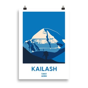 Mount Kailash Art Print - Etsy