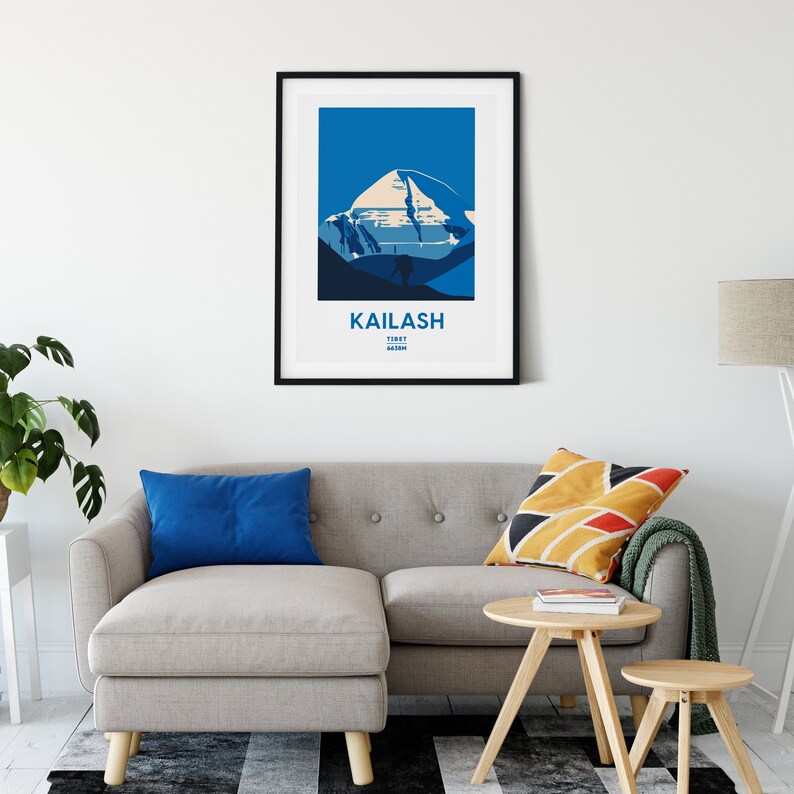 Mount Kailash Art Print - Etsy