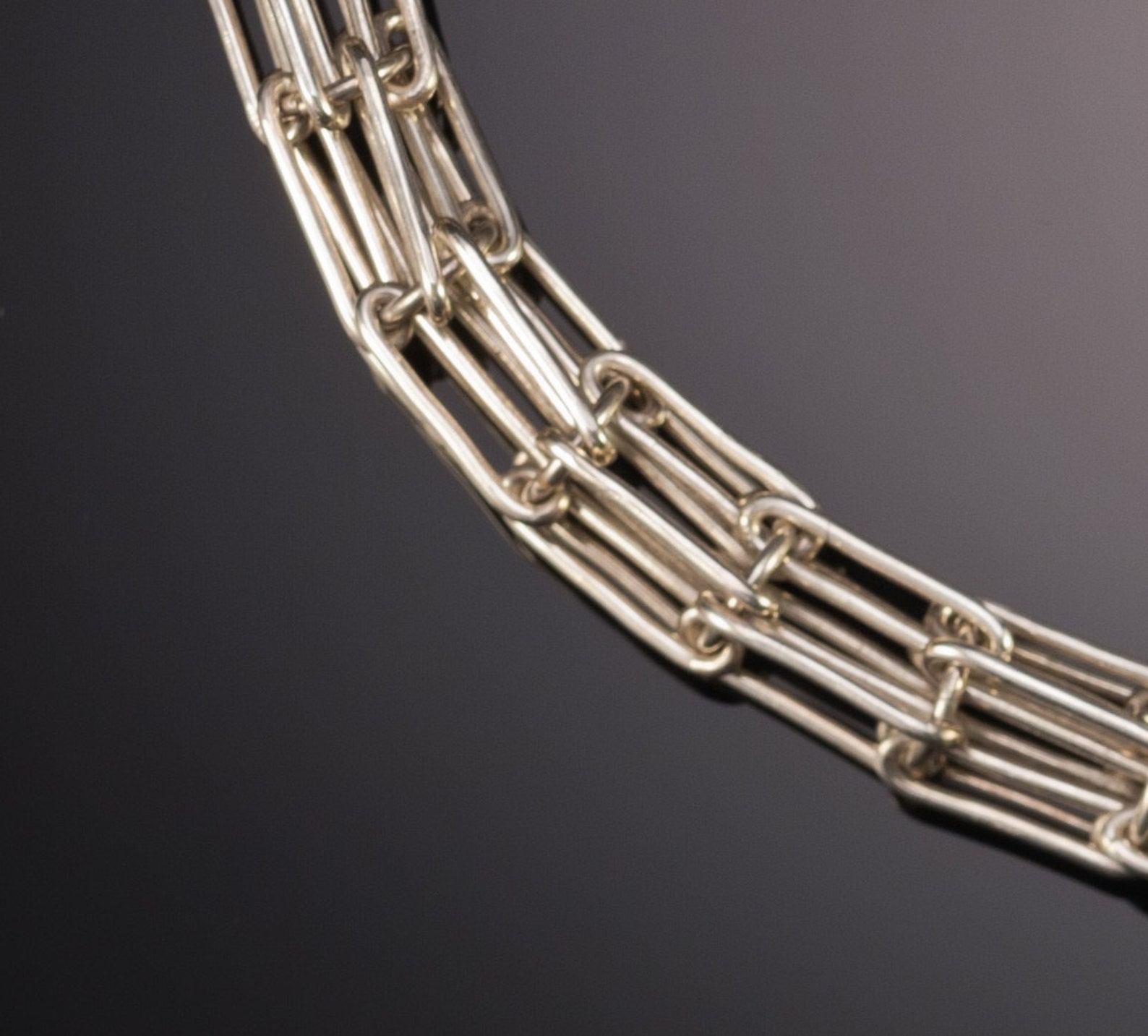 Silver Cage Chain - Etsy