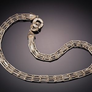 Silver Cage Chain - Etsy