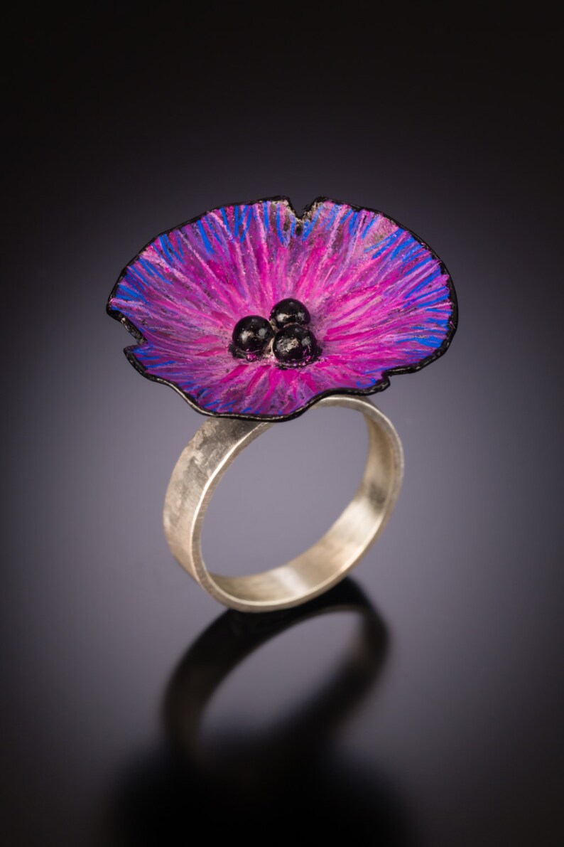 Poppy Ring - Etsy