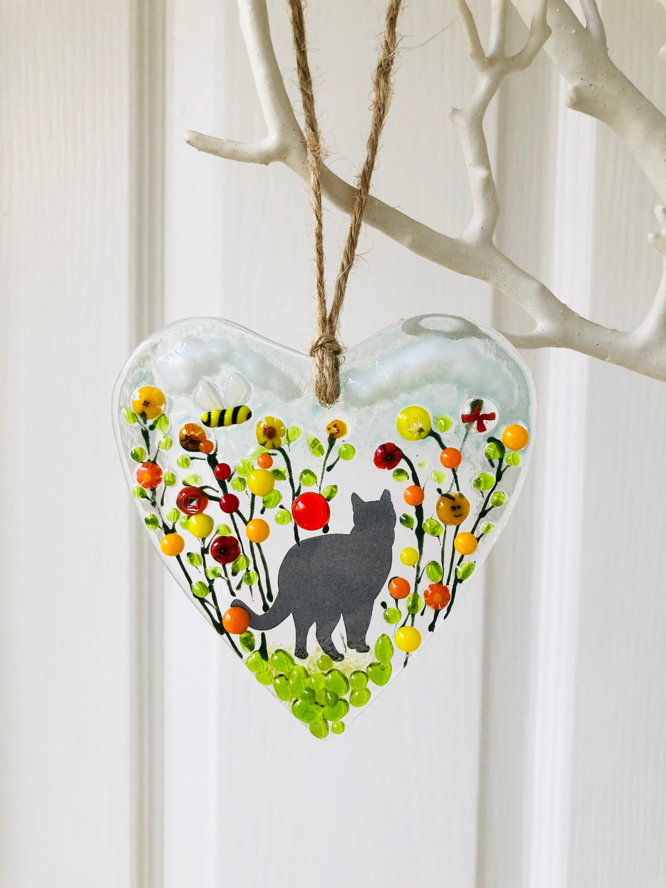 Chunky Cat Sun catcher Cat Gift Cat Decoration Cat | Etsy