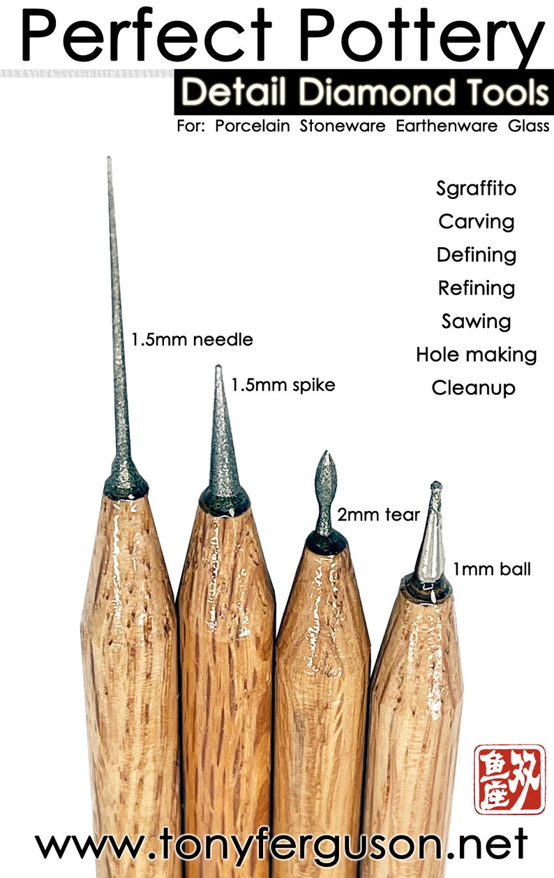 Diamond Sgraffito Carving Sculpting Pottery Tools | Etsy