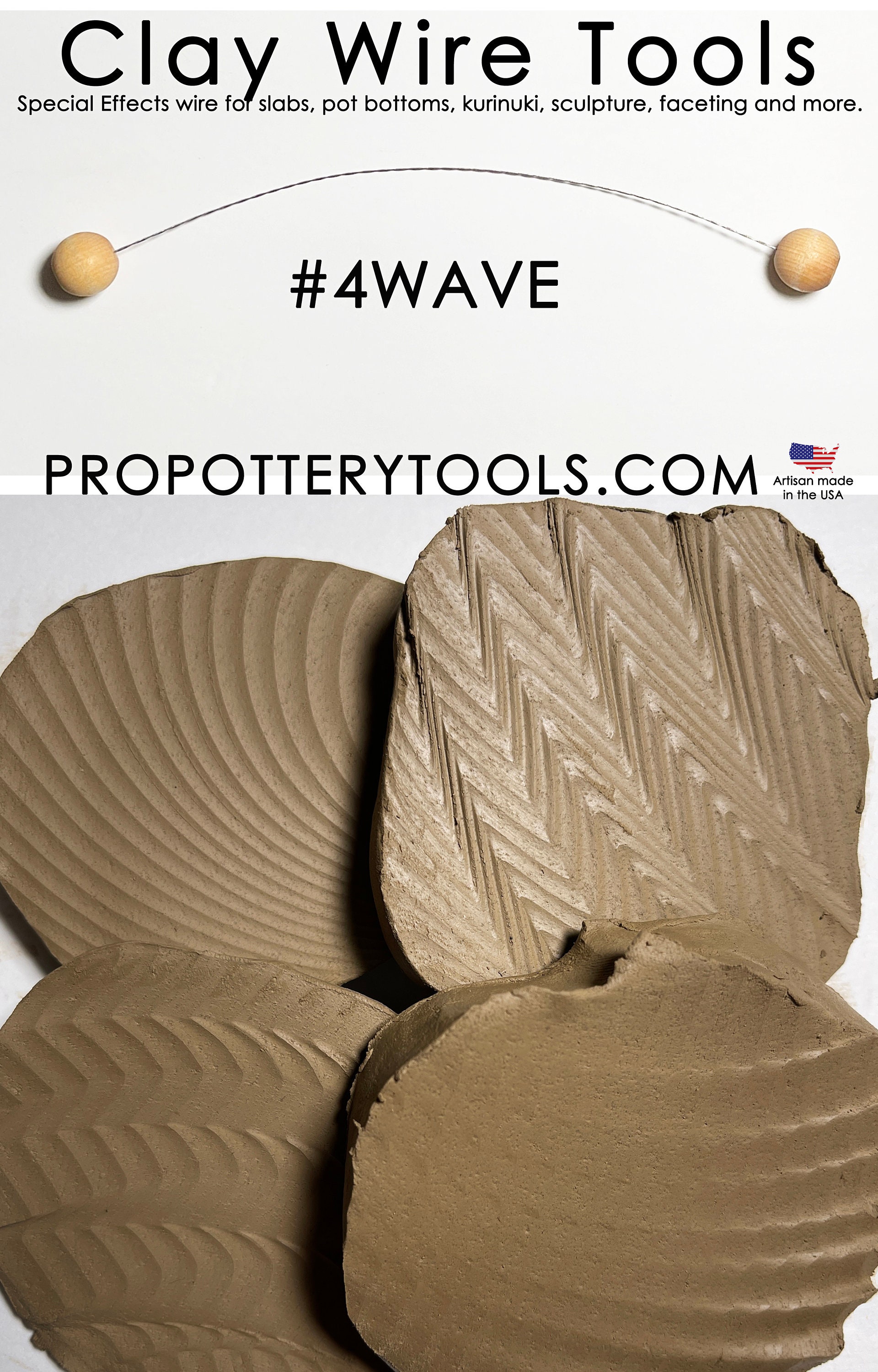 Pottery or Sculpture Wave Wire Texture Tool - Etsy