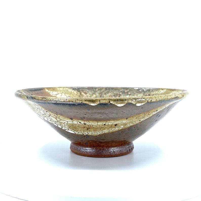 Tectonic Shino Ash Cone 10 Stoneware Bowl - Etsy