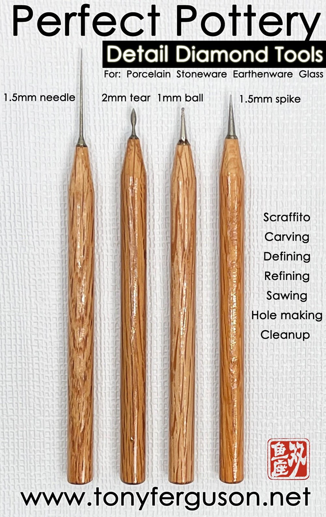 Diamond Sgraffito Carving Sculpting Pottery Tools | Etsy