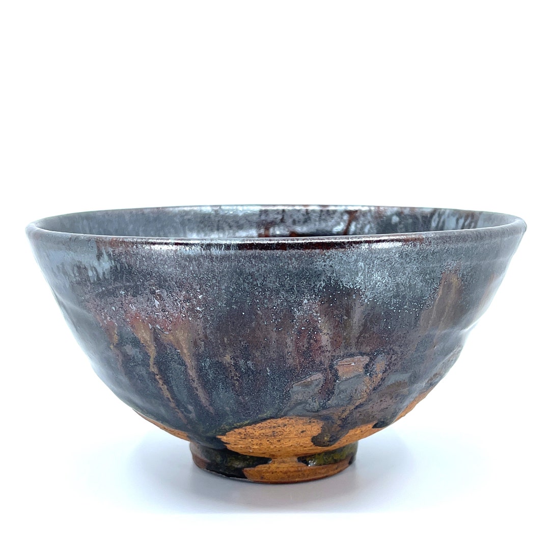 Tenmoku Ash Cone 10 Stoneware Chawan - Etsy
