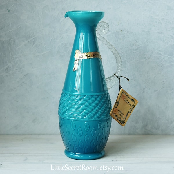 Turquoise Milk Glass - Etsy