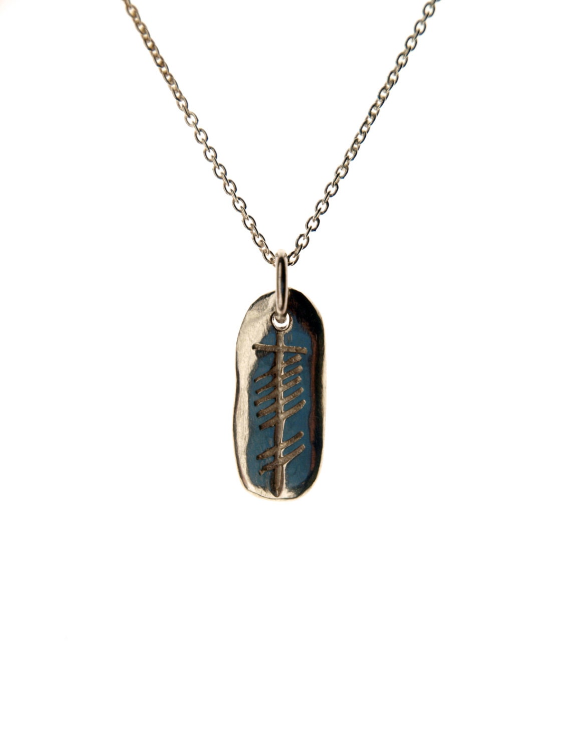 Ogham Love Pendant Carved Ingot With the Gaelic Word for Love 'grá ...