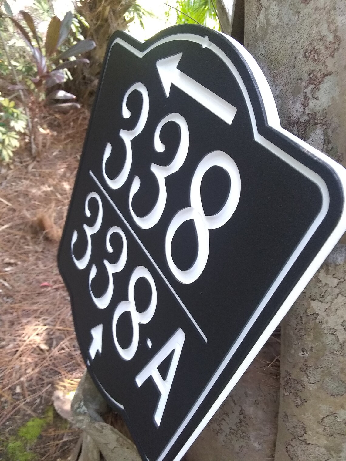Multiple Address Stake Engraved, Shared Driveway Personalized Sign ...