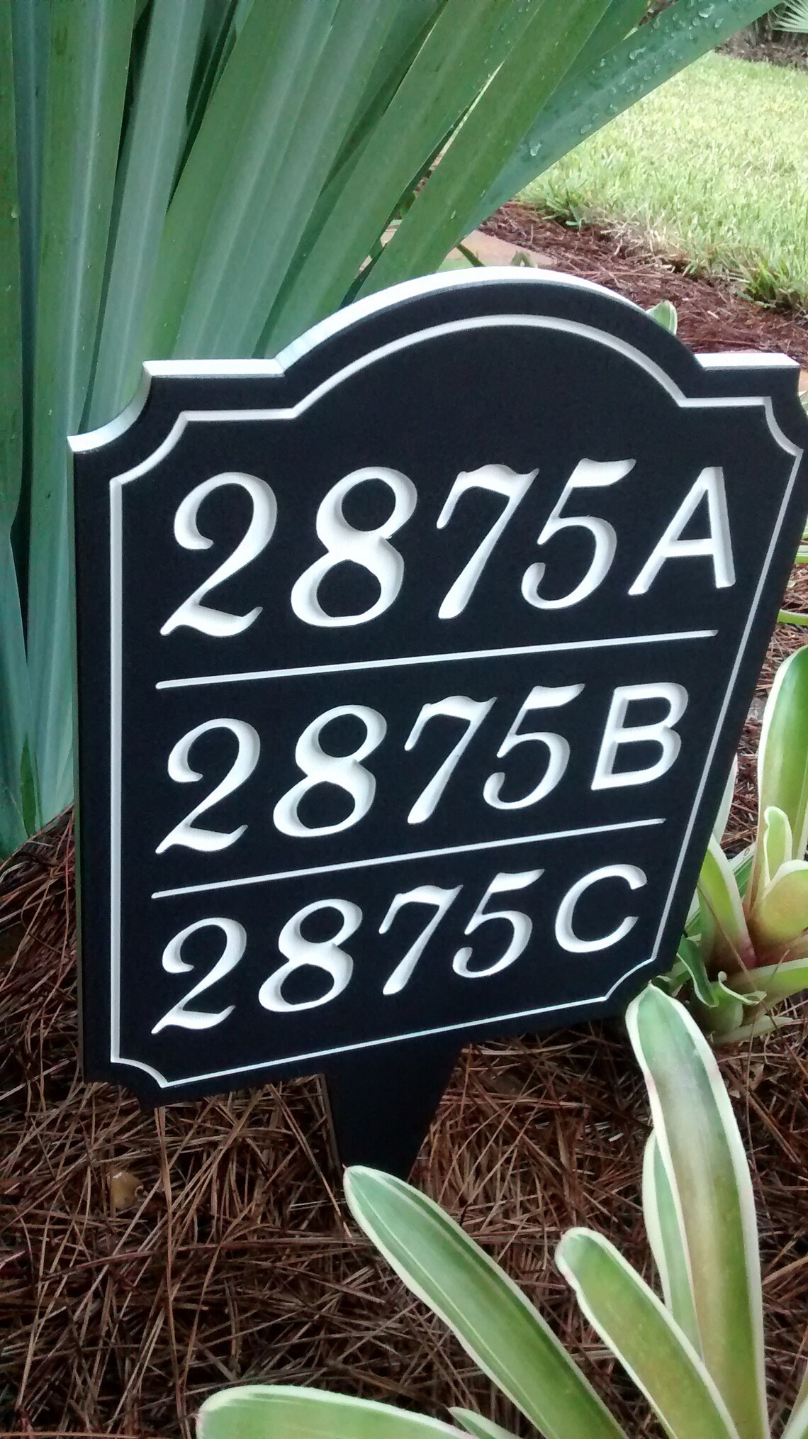 House Numbers With Arrow Address Numbers Address Numbers - Etsy