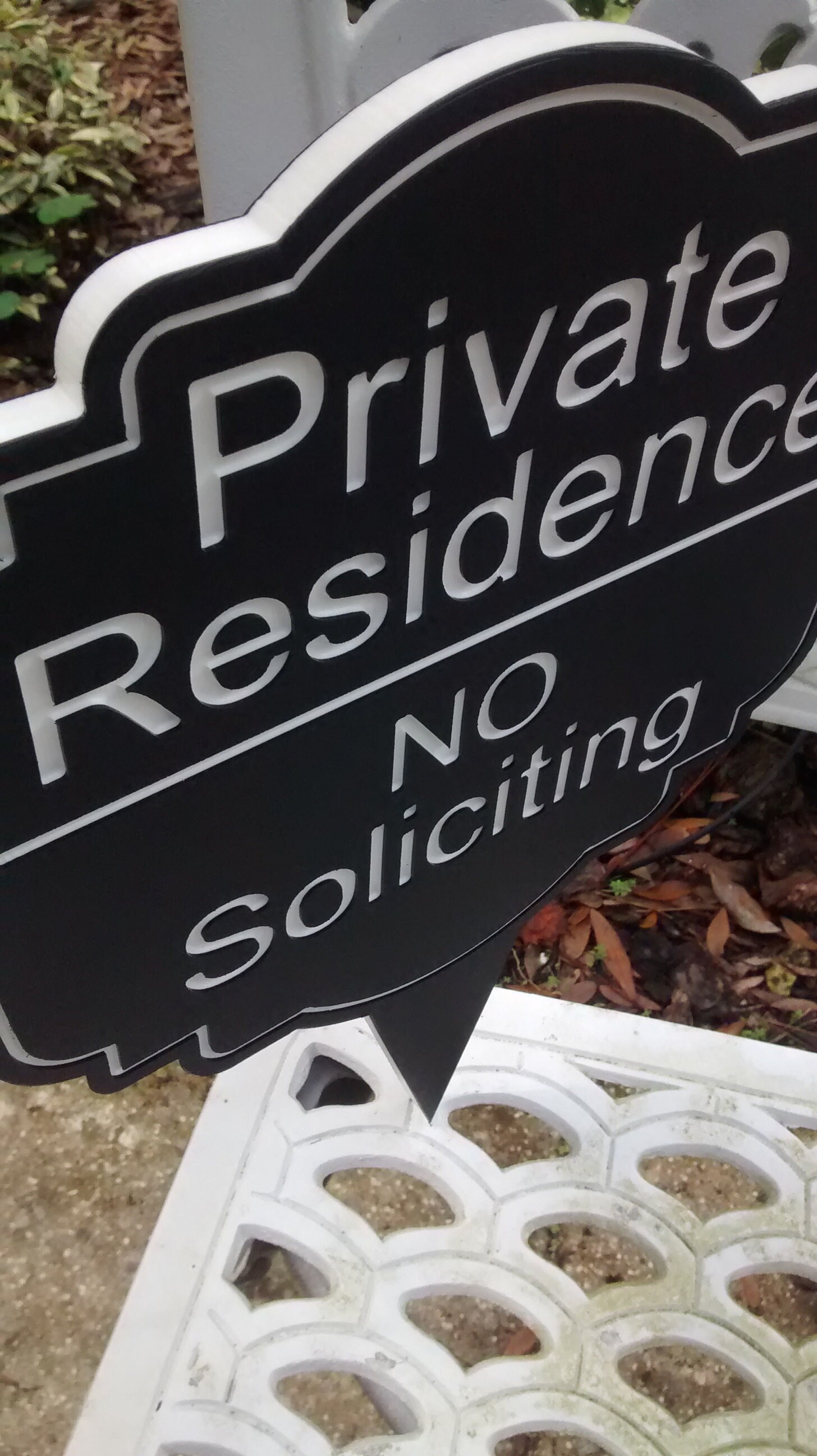 Private Residence Outdoor Sign Yard Sign Warning Sign Lawn | Etsy