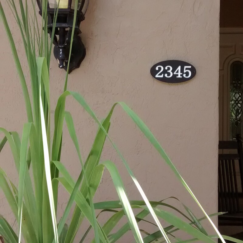 Apartment Number Plaque - Etsy