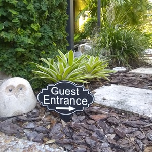 Guest Entrance Sign, Welcome Suite Guest Quarters, Airbnb Guest Room ...