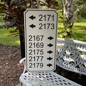 Community Directional Address Sign, Neighborhood Boulevard Information ...