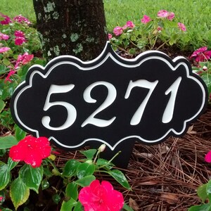 Address Sign for Yard, Address Sign, House Number Sign, House Numbers ...