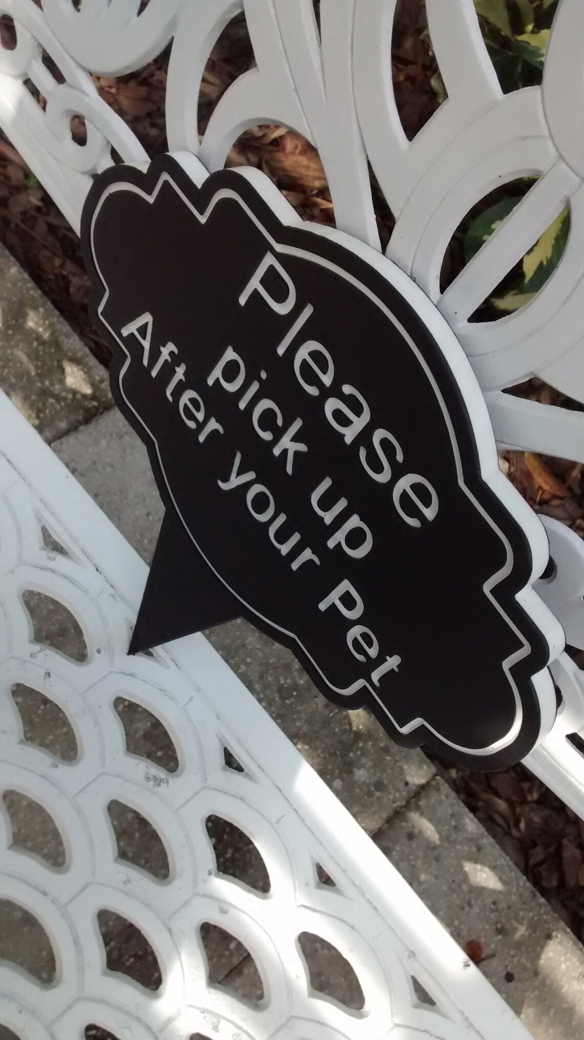 Dog Poop Sign, Dog Sign, Curb Your Dog, Please Clean up After Your Pet ...