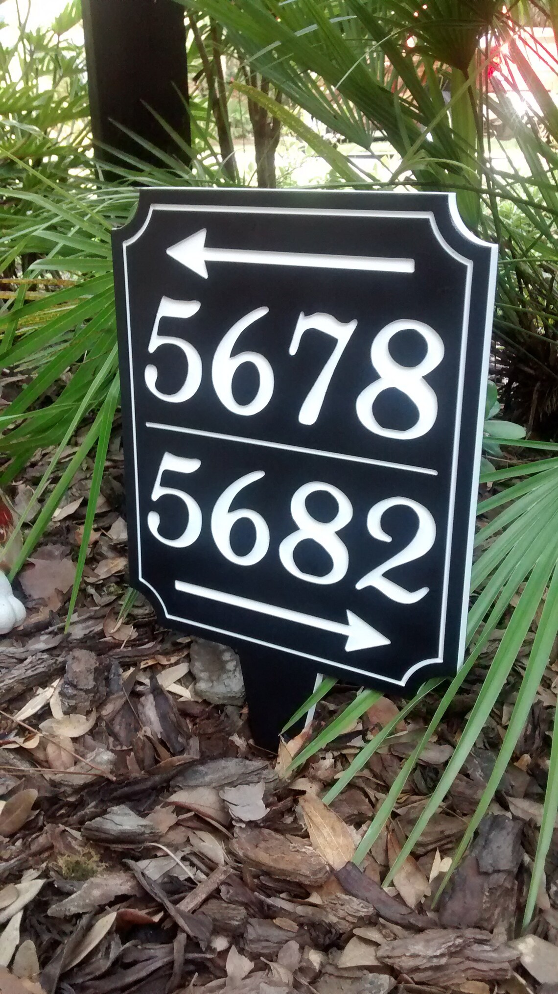 House Numbers, Address Numbers, Address Sign Arrow, House Number Sign ...
