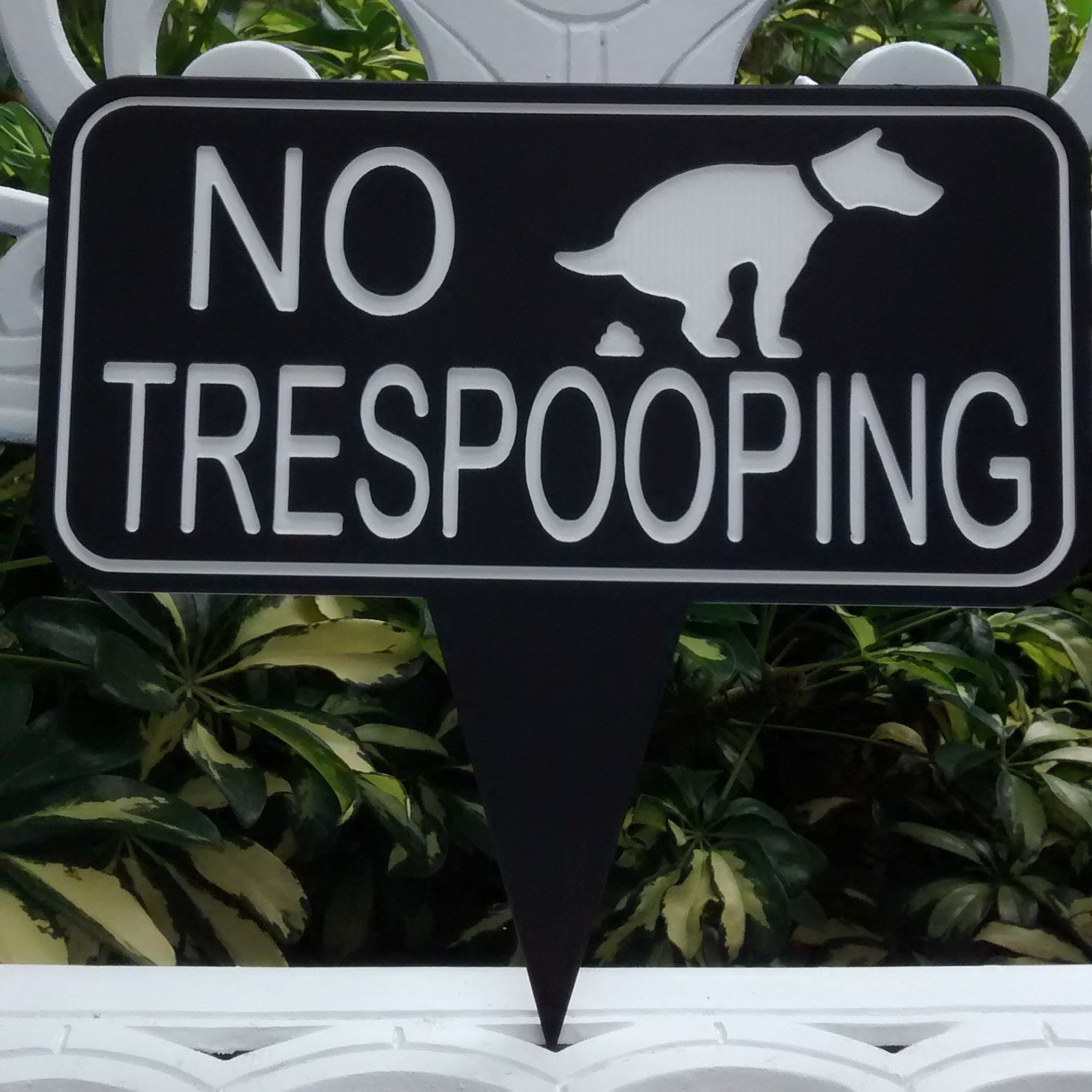 No Pooping Dog Sign, No Pooping, No Pooping Yard Sign, No Pooping Lawn ...