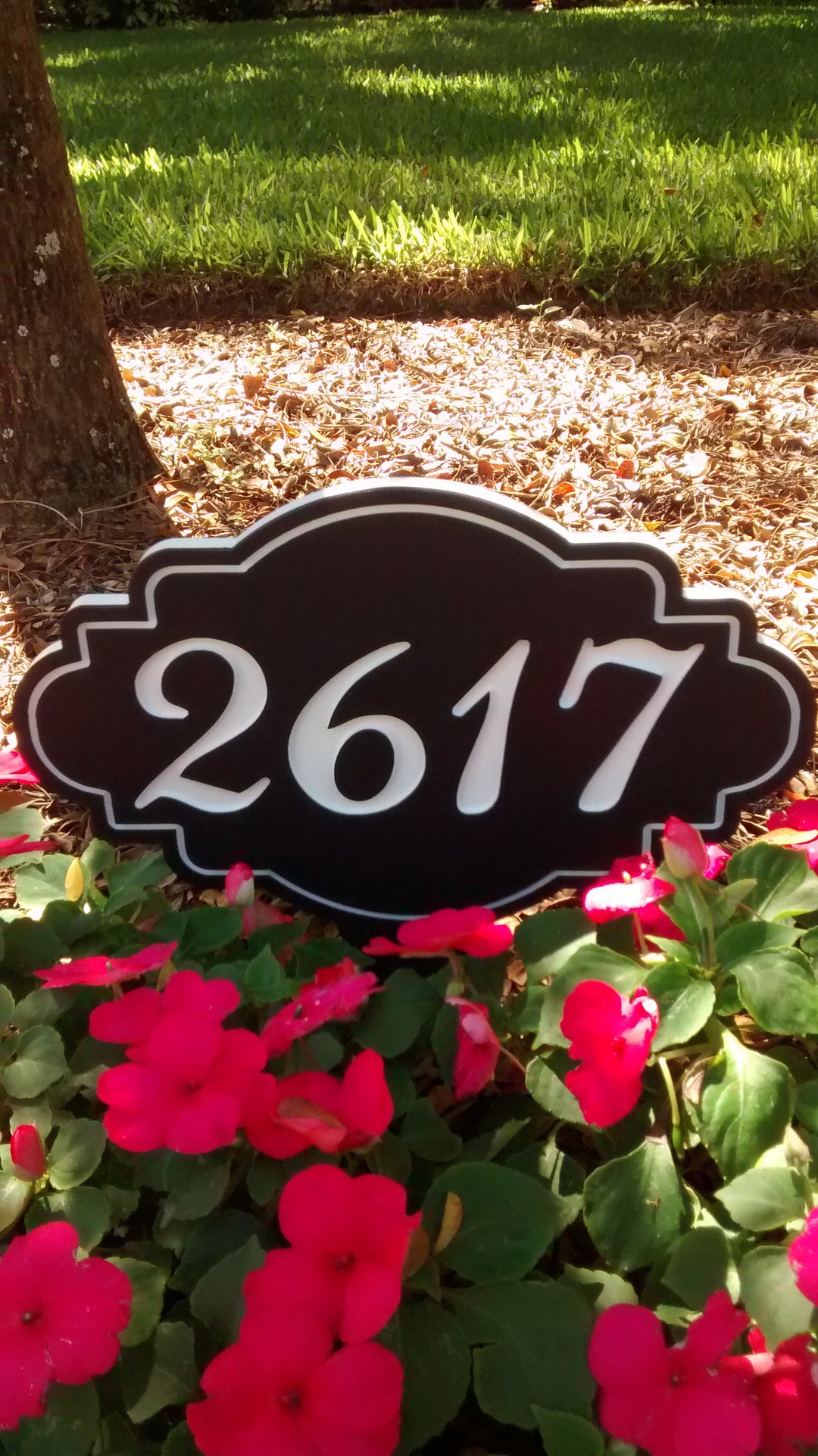 House Number, House Number Plaque, Address Sign, House Number Yard Sign ...