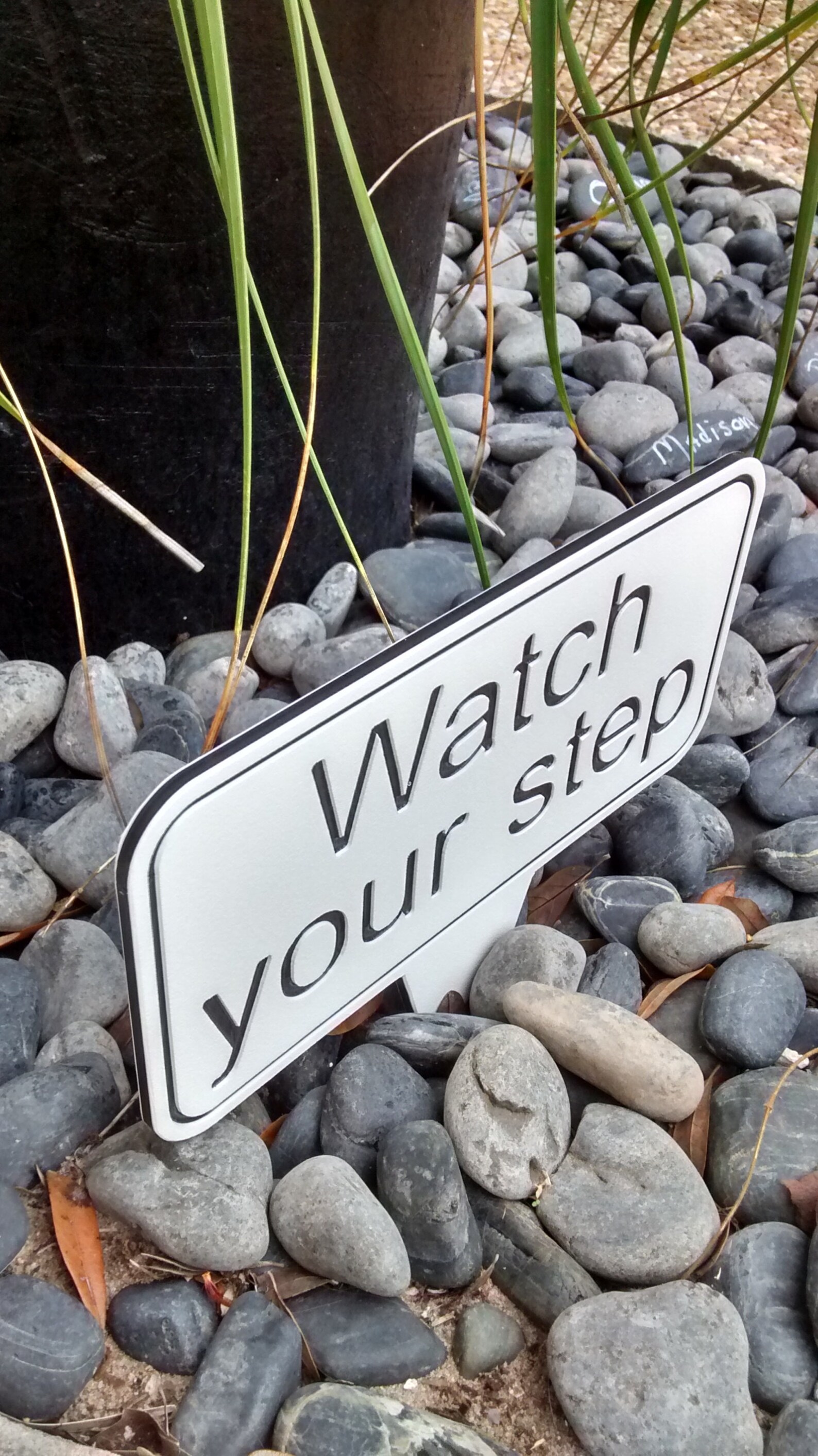 Yard Sign, Caution Sign, Watch Your Step, Yard Decor, Custom Yard Sign ...