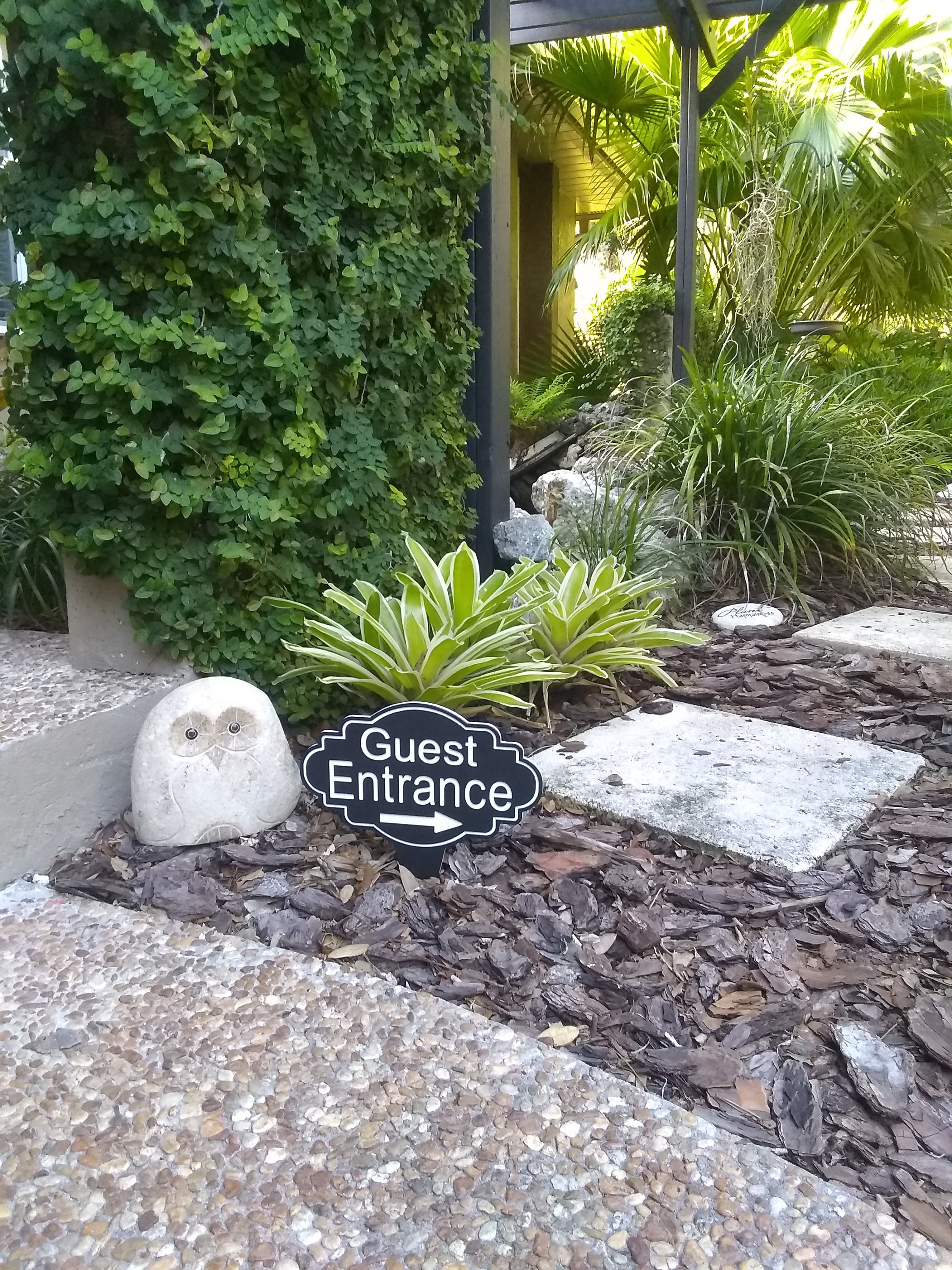 Guest Entrance Sign, Welcome Suite Guest Quarters, Airbnb Guest Room ...