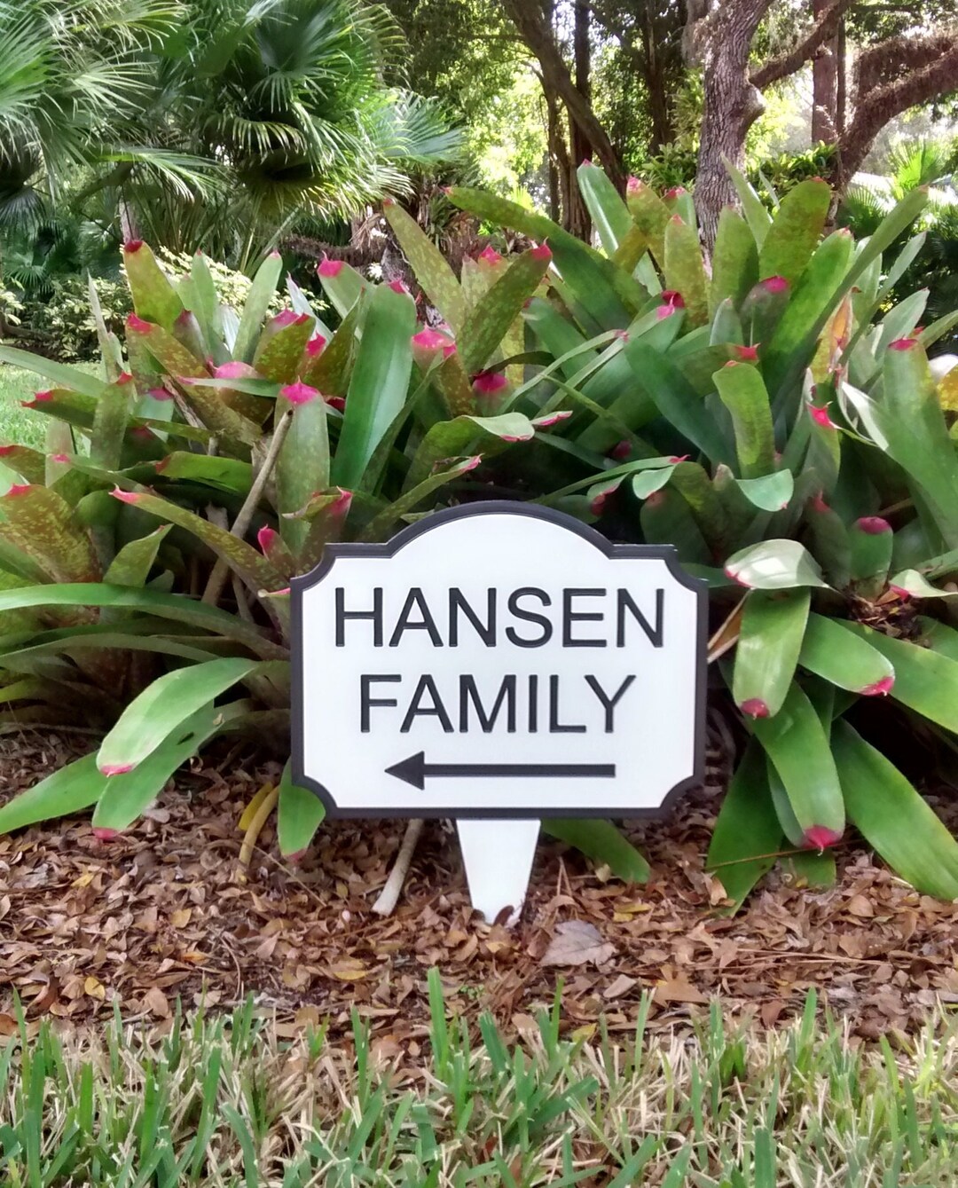 Personalized Family Name Sign, Custom Family Yard Sign, Custom Last ...