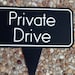 Private Drive Sign, Private Drive, Private Drive Yard Sign, Yard Sign ...