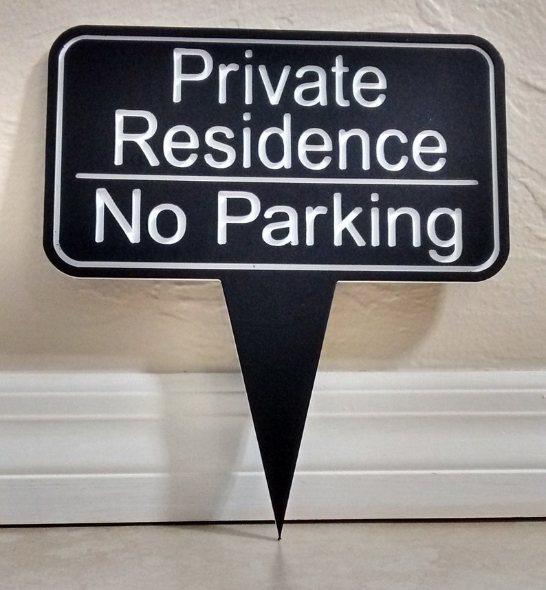 Private Residence Outdoor Sign Yard Sign Warning Sign Lawn - Etsy