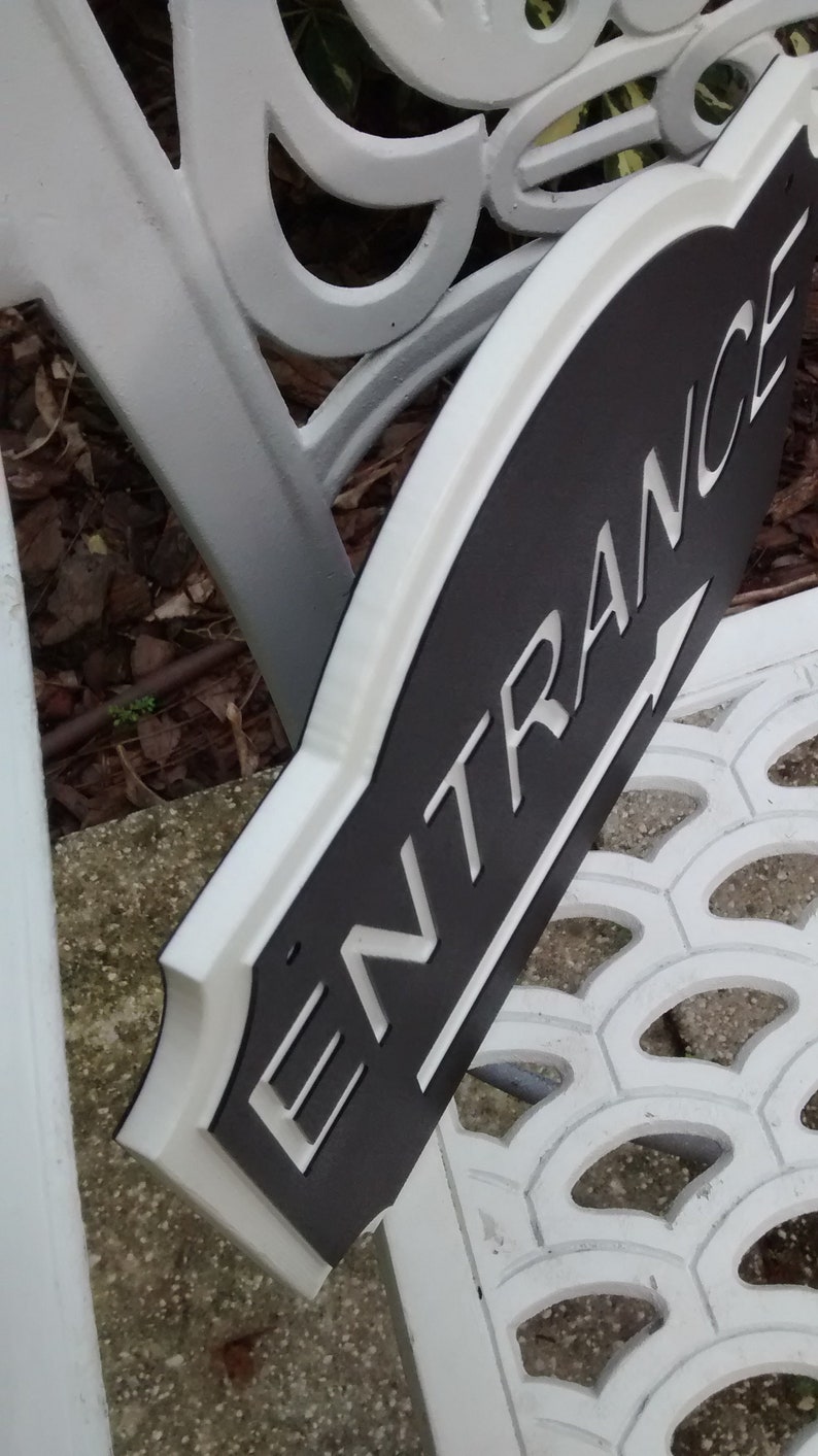 Entrance Sign Shop Sign Business Sign Signs With Arrows | Etsy