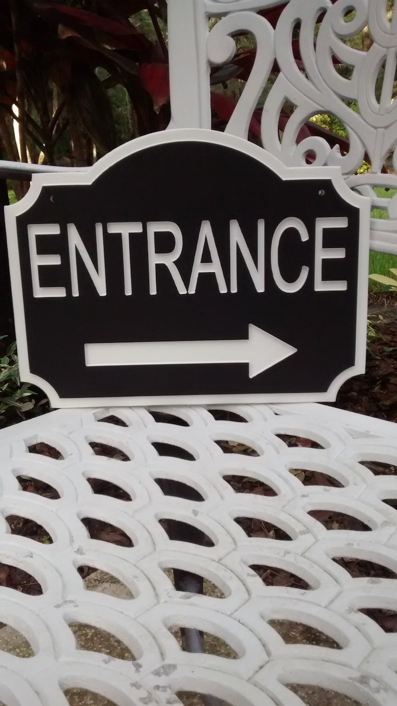 Entrance Sign, Shop Sign, Business Sign, Signs With Arrows, Office ...