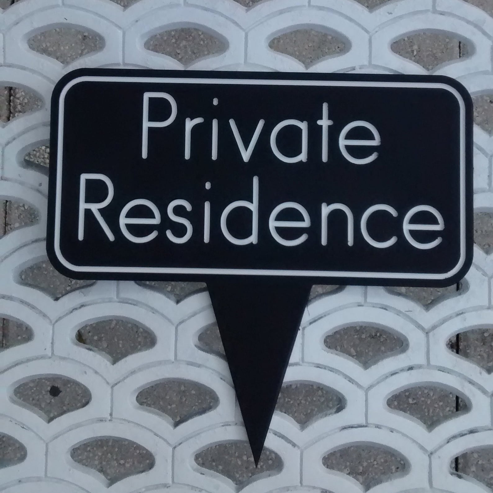 Private Residence Sign Yard Sign Entryway Sign Do Not | Etsy