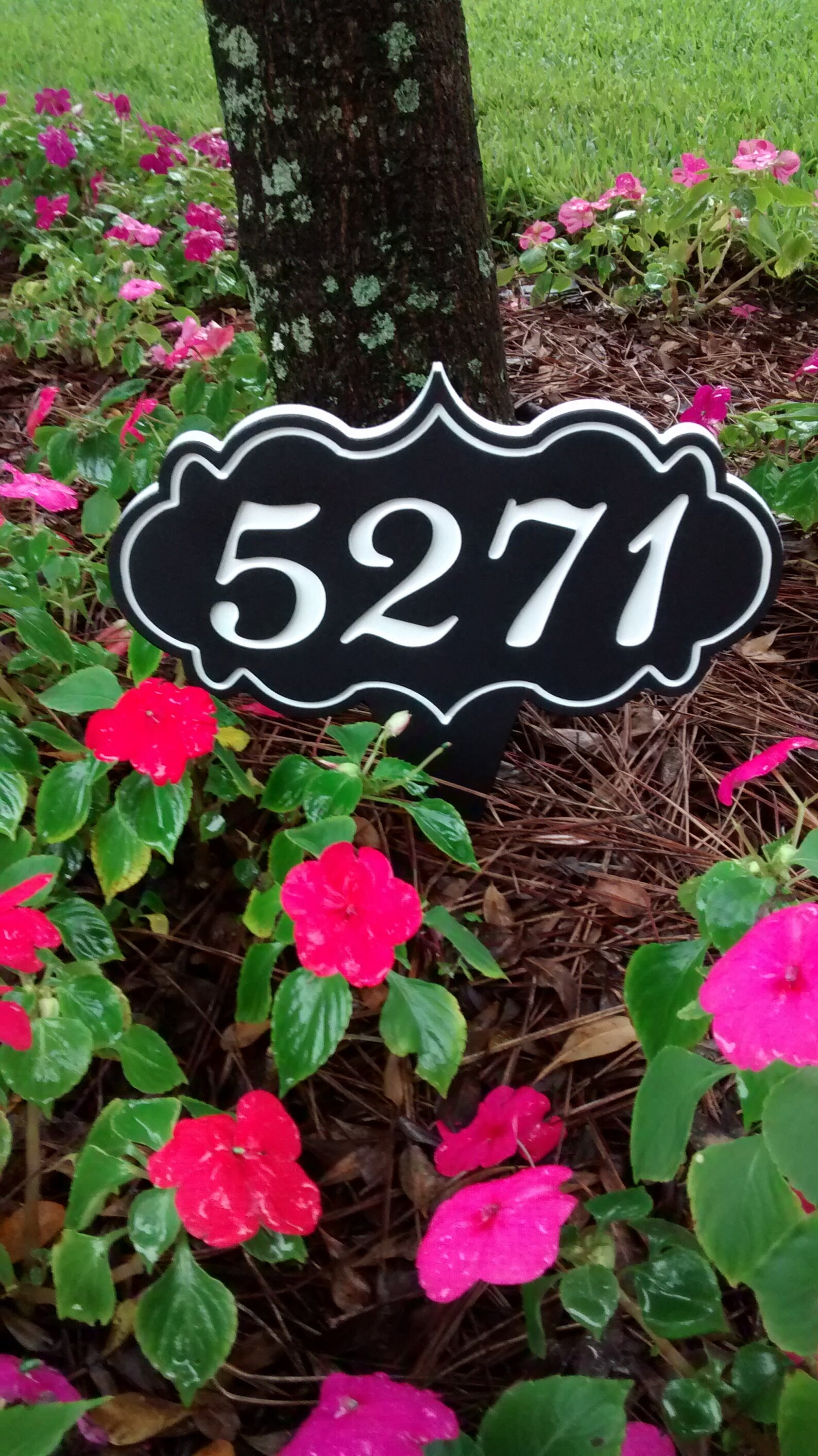Address Sign for Yard Address Sign House Number Sign House - Etsy
