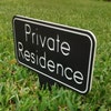 Private Residence Sign, Yard Sign, Entryway Sign Do Not Disturb Sign ...