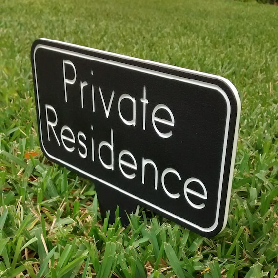 Residential Signs Outdoors Custom Exterior Signs Installation Company,