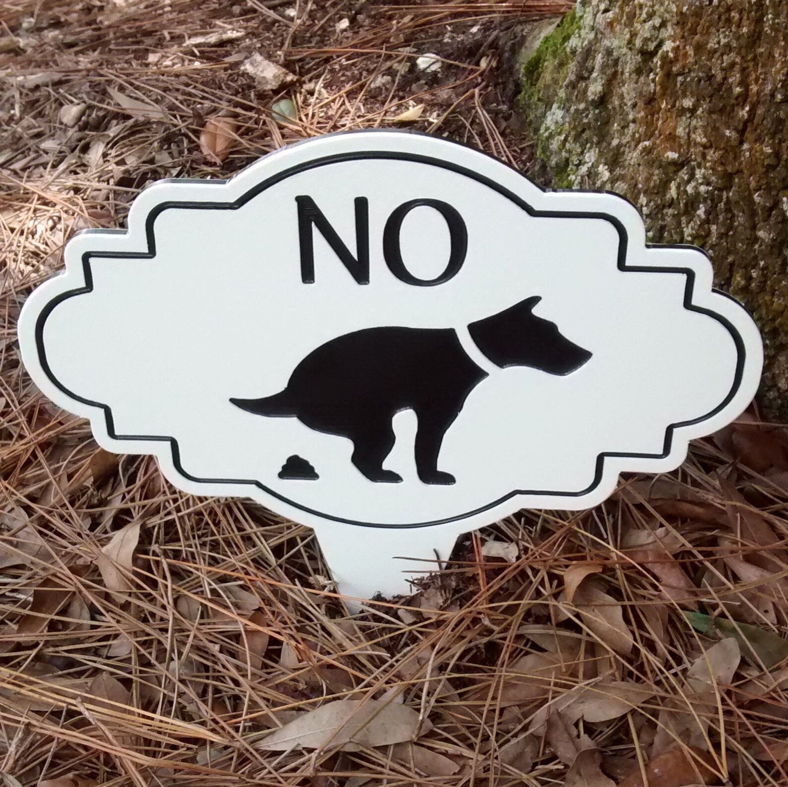 No Pooping Dog Sign, No Pooping, No Pooping Yard Sign, No Pooping Lawn ...