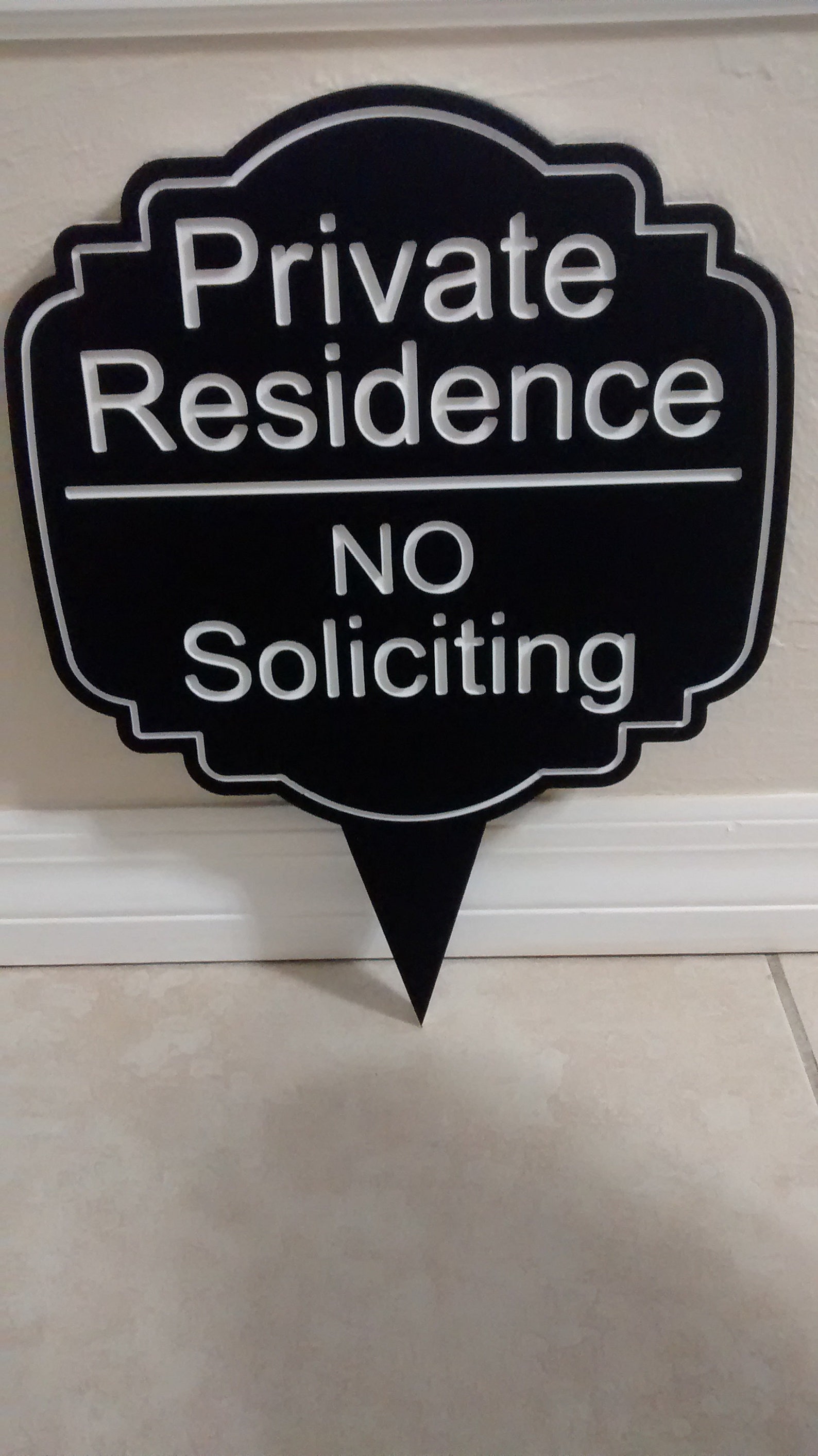 Private Residence Outdoor Sign Yard Sign Warning Sign Lawn | Etsy