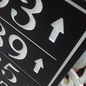 Arrow Address Sign, House Number With Arrow, House Number With Arrow ...
