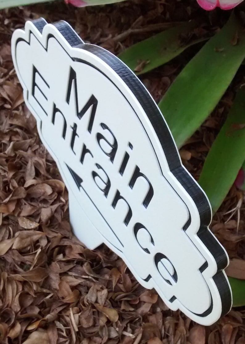 Entrance Sign Directional Sign Enter Sign Business Signage - Etsy