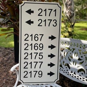 Community Directional Address Sign, Neighborhood Boulevard Information ...