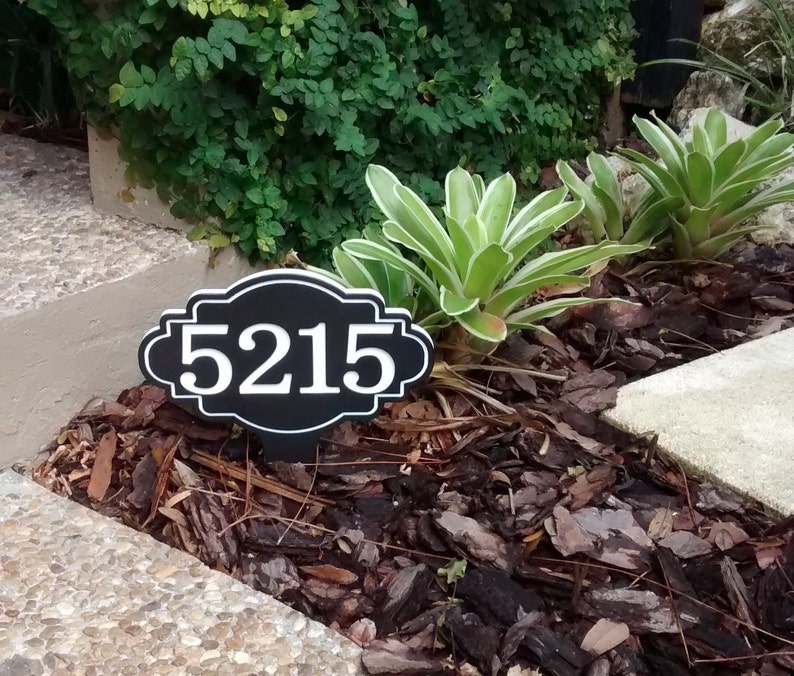 Address Sign for Yard Address Sign House Number Sign House - Etsy