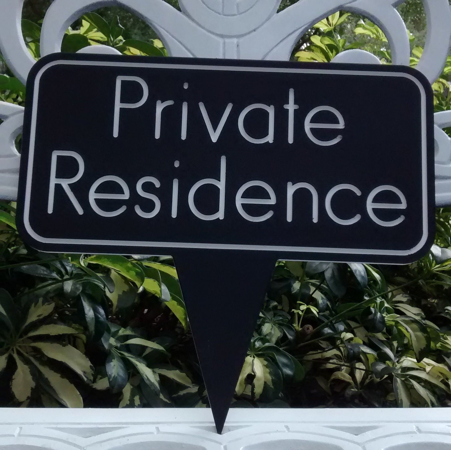 Private Residence Outdoor Sign Yard Sign Warning Sign Lawn | Etsy