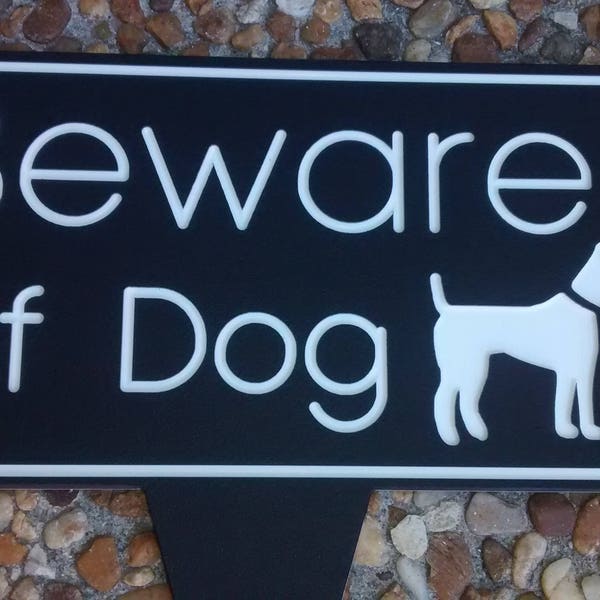 Beware of Dog Sign - Etsy