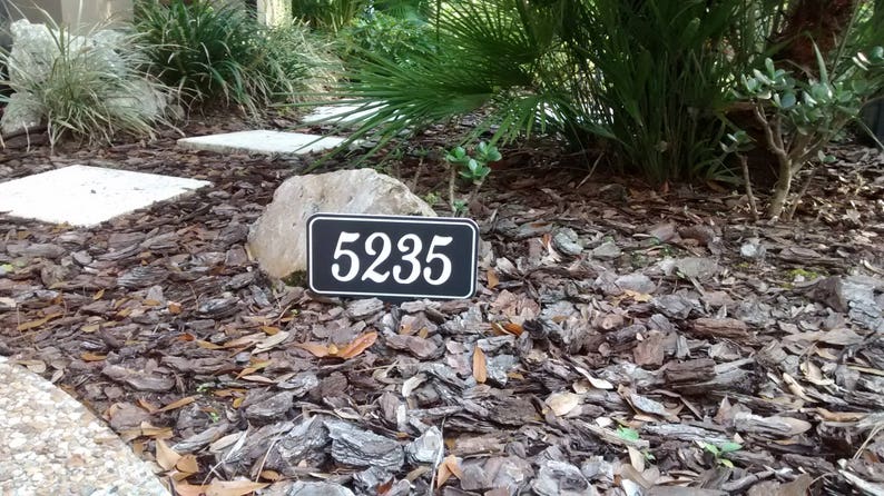 House Number Plaque Address Plaque Apartment Plaque Plaque | Etsy