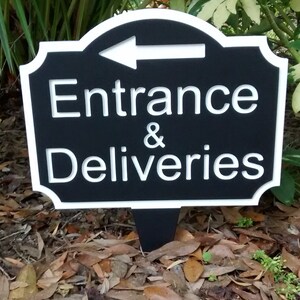 Entrance Sign, Shop Sign, Business Sign, Signs With Arrows, Office ...