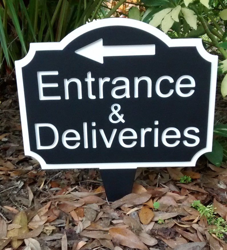 Entrance Sign Shop Sign Business Sign Signs With Arrows - Etsy