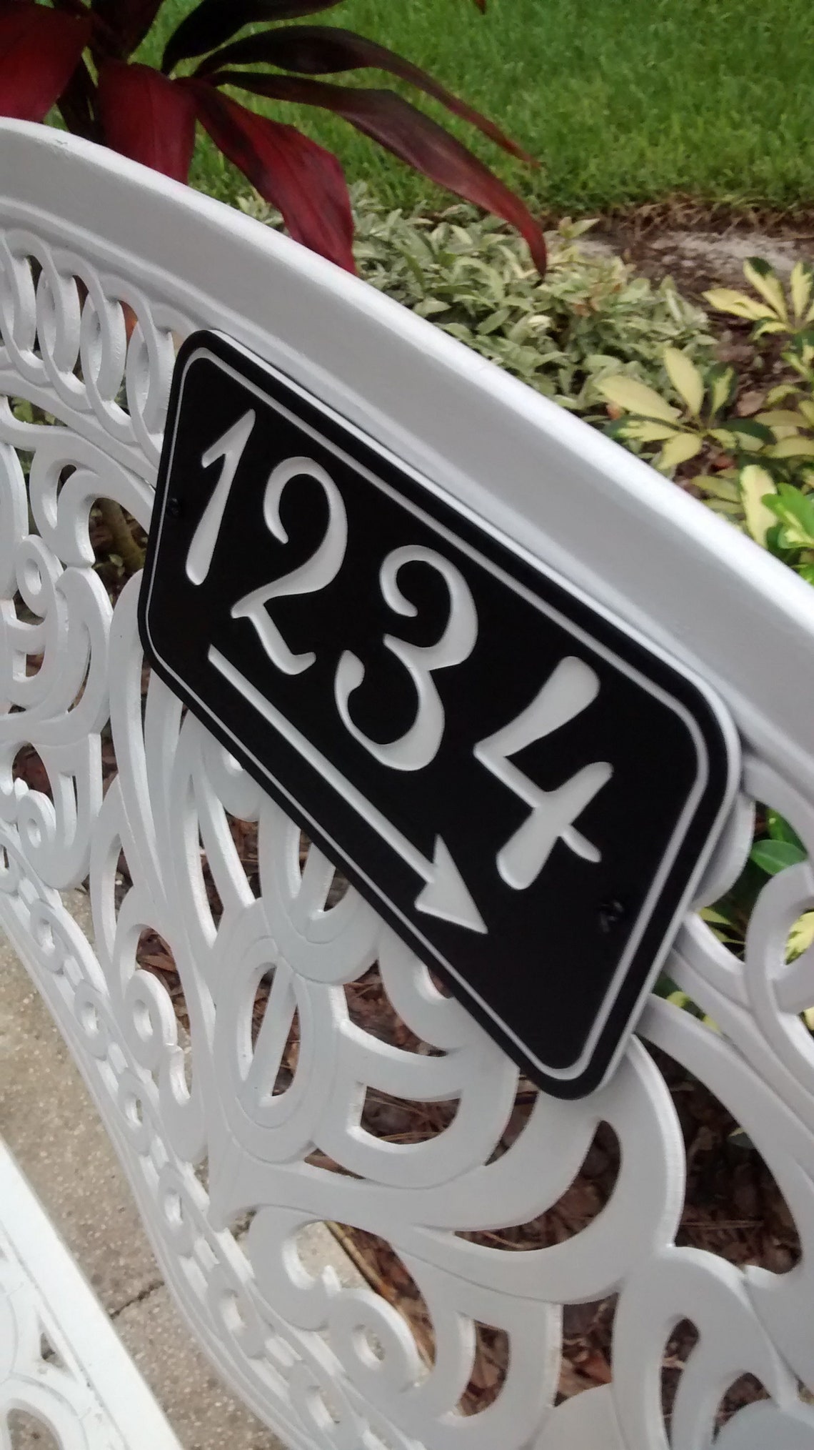 House Numbers, Address Numbers, Address Sign Arrow, House Number Arrow ...