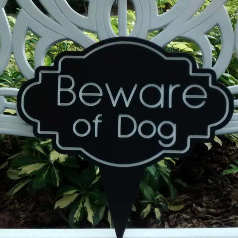 Beware of Dog Sign - Etsy